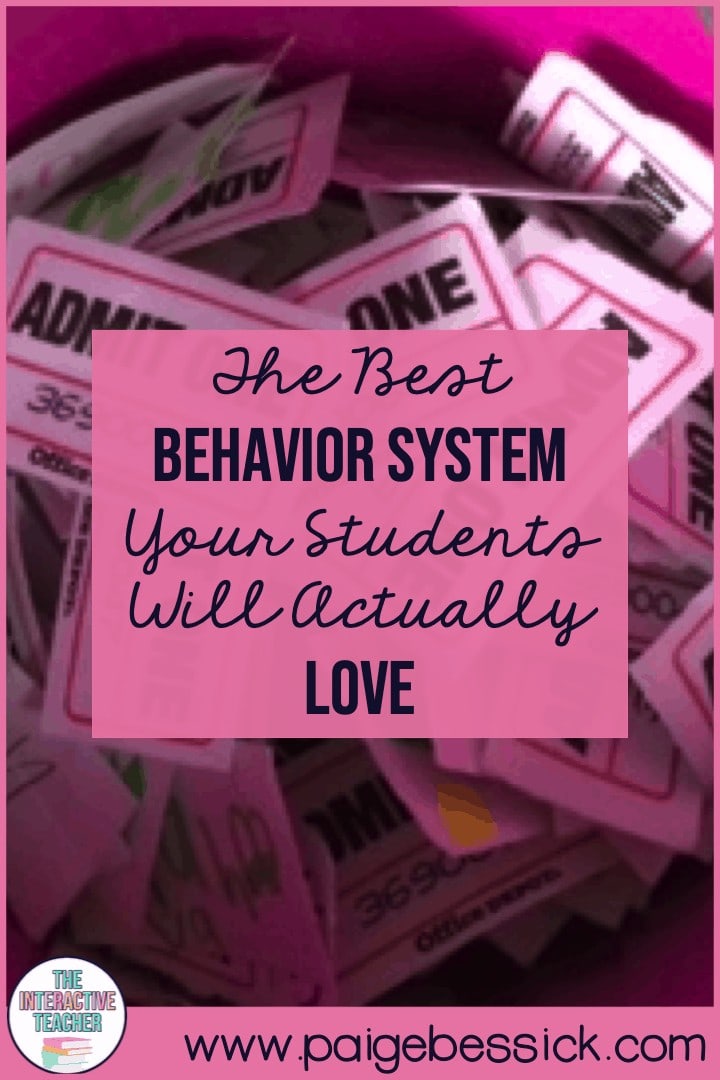 The Best Behavior System Your Students Will Actually Love - Paige ...