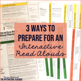 Everything You Need to Know About Interactive Read Alouds - Paige ...